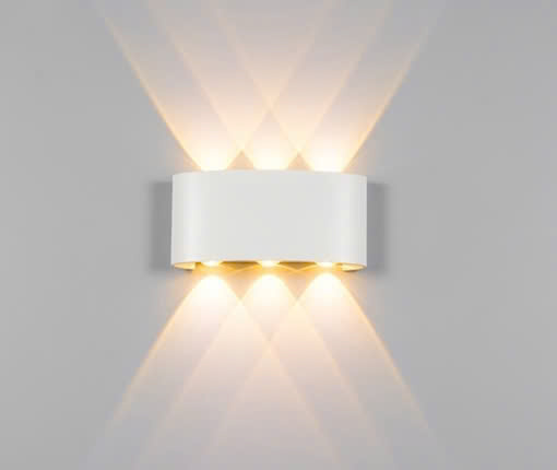 Đèn Led gắn tường trang trí thân màu trắng Asia DTUT-02 | NPP đèn led ...