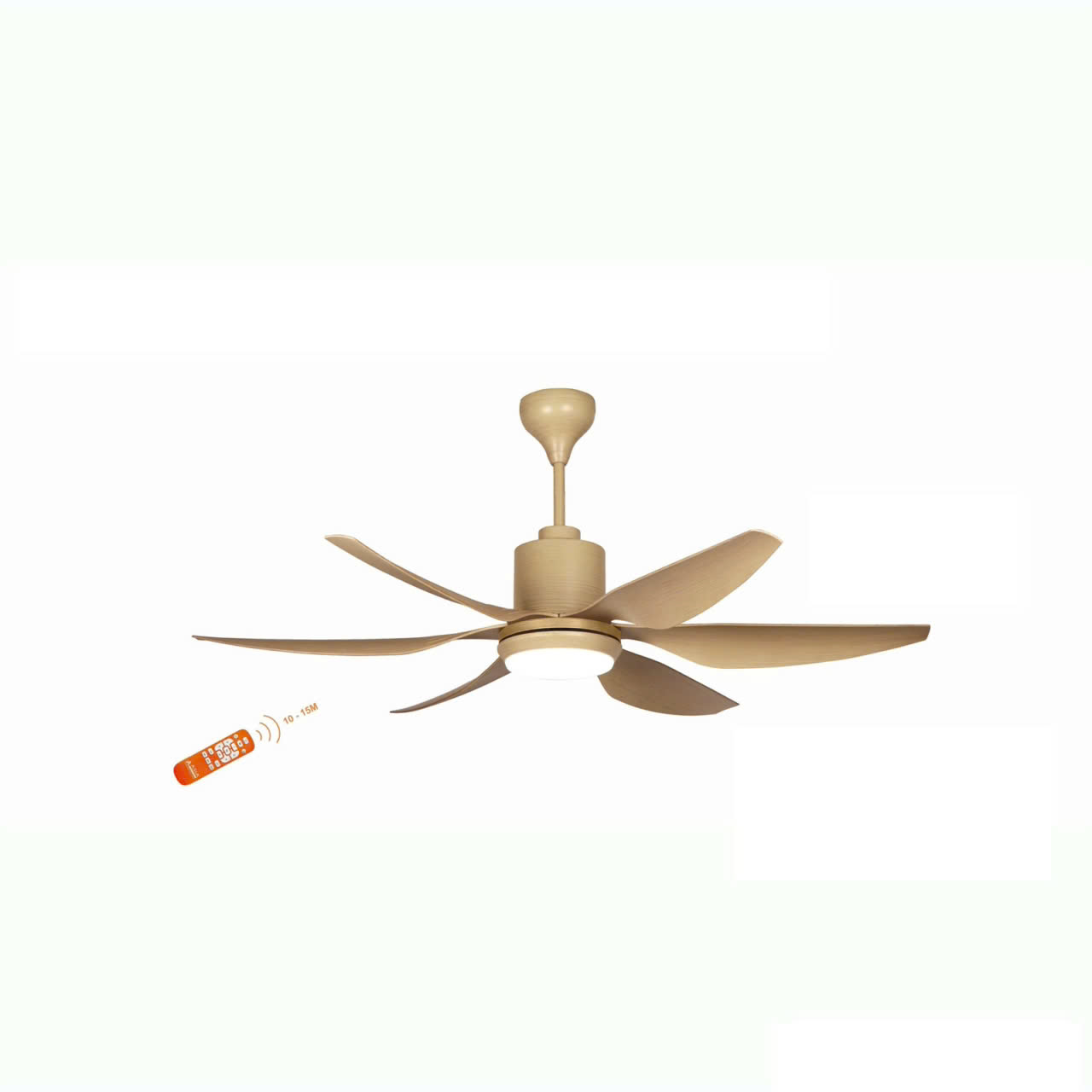 Quạt trần sải cánh gỗ phong cách Asia QT12-G-01 | NPP đèn led, thiết bị ...